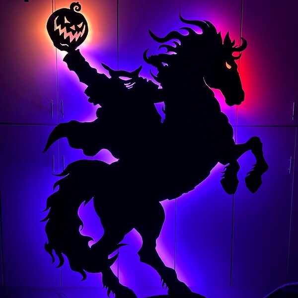 8ft Headless Horseman Template When Made. Printable Trace and Cut ...