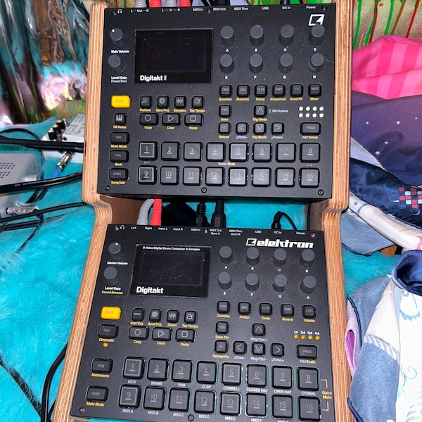 2-tier Desktop Pedalboard for Synthesizer and Effect Pedal / Desktop ...