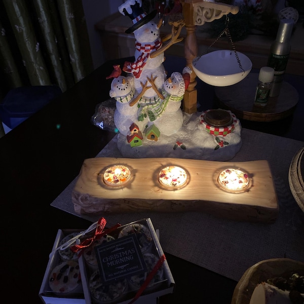 Christmas Morning Candles - Holiday Crystal Candle - Christmas Candle ...