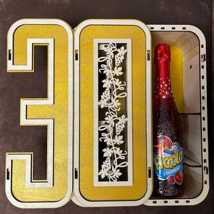 Bundle 3D Numbers Gift Box Vector File for Laser Cut and SVG - Etsy