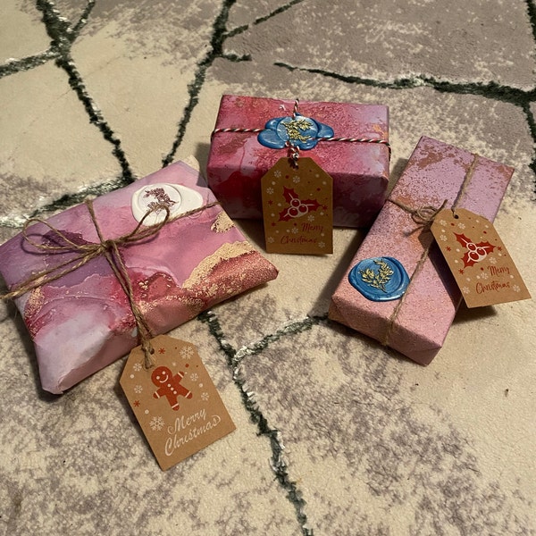 Original Resin Alcohol Ink Painting / Contraluz Opal I / 6x6" / Modern ...