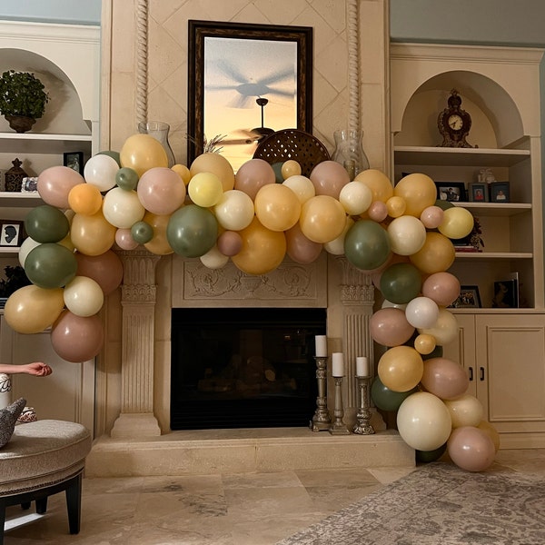 Sunset Balloon Garland Kit Boho Sun Theme Sunshine Balloon Garland - Etsy