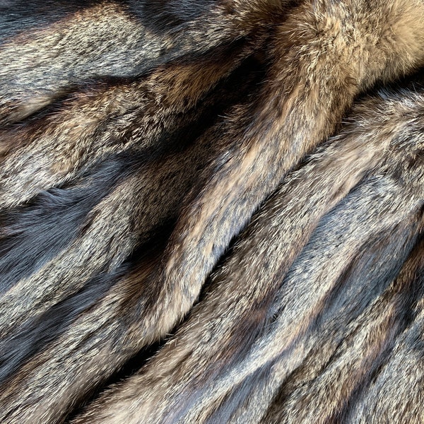 Vintage Black Skunk Fur Coat Art Deco - Etsy