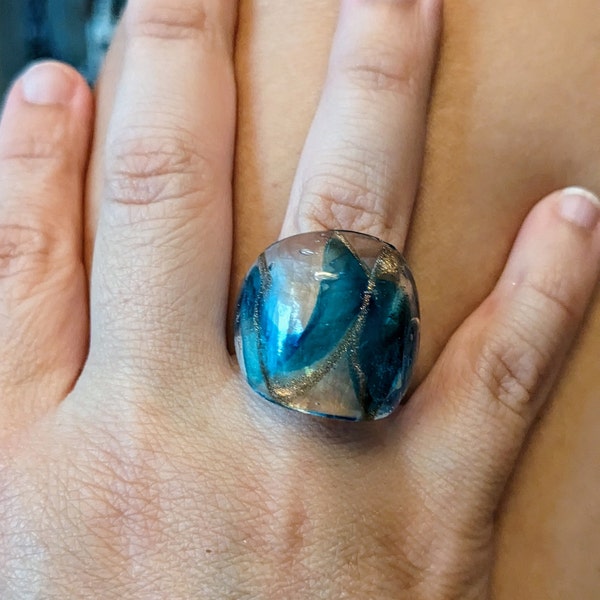 Dual Swirl Heart Pendant Necklace Glass Heart Pendant Swirl Heart ...