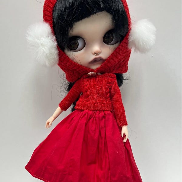 Pimmie Story Radish Elf Flower Dress Set for Blythe Doll - Doll Dress ...