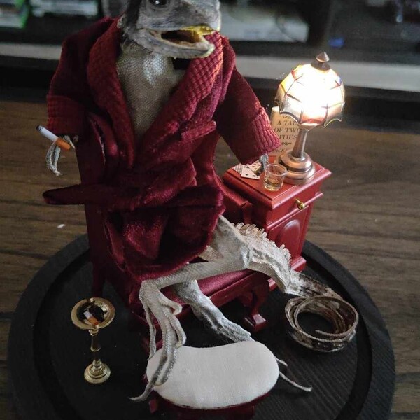 Monitor Lizard Real Preserved Funny Lingerie Pole Dancer Mouse Rat ...