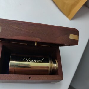 Personalized TELESCOPE & BOX Telescopes Custom Engraved Groomsmen Gifts ...