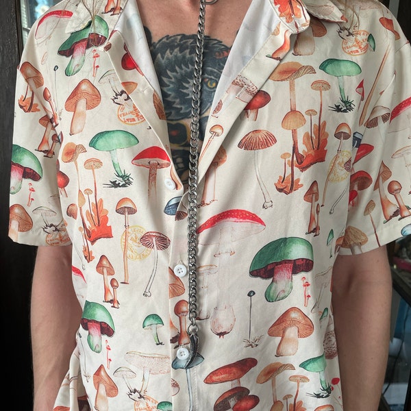 Silver Heavy Metal Steel Lariat Necklace With Steel Tusk Pendant - Goth ...