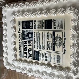 Back in 2001 PRINTABLE Newspaper Poster Born in 2001 Sign Last Minute ...