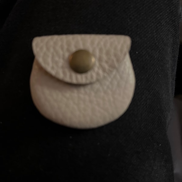 Small Leather Ring Purse| Ring Purse| Leather Ring Holder| Wedding Ring ...