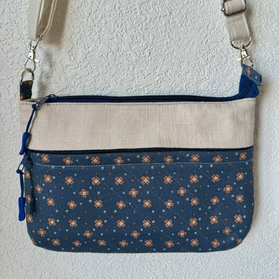 Purse Sewing Pattern. the Curve Cross-body Bag Pattern . PDF Messenger ...