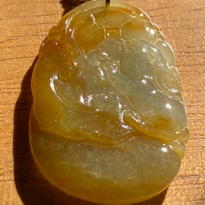 Icy A-grade Type A Natural Royal Blue Jadeite Jade Calabash Ring ...