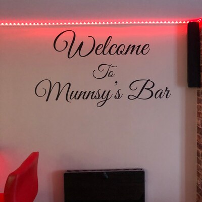 FULLY PERSONALISED Custom Vinyl Wall Art Sticker Decal - Etsy