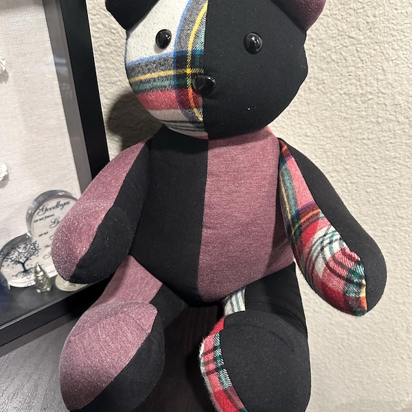 Handmade Necktie Memory Bear - Etsy