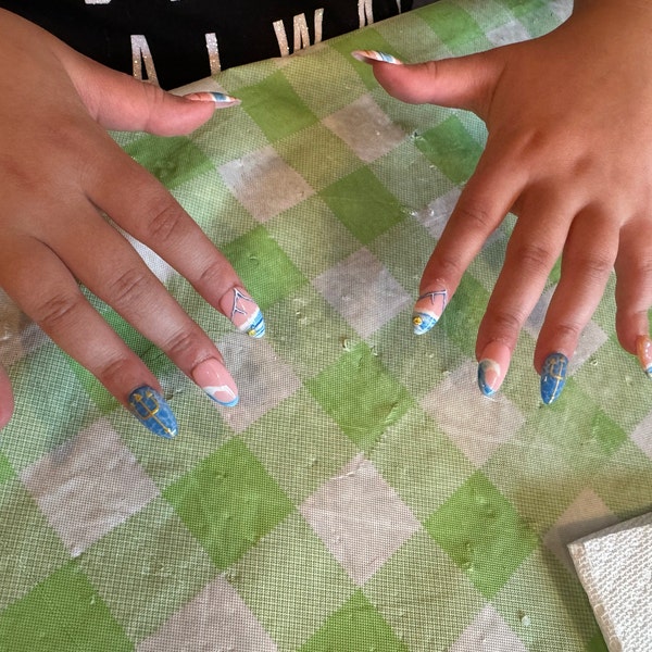 Fourth Wing Inspired Nails; Dragon Nails - Etsy