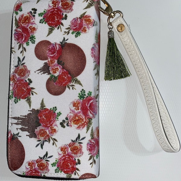 Blank Ladies Canvas Double Sided Wallet With Wristlet **ready for ...