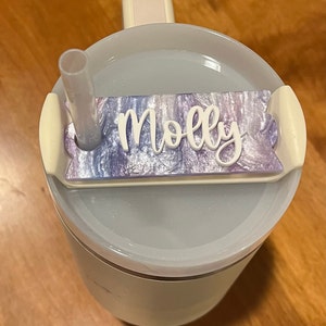 Stanley Name Plates Lid Toppers Cup Accessories Personalized Name Tag ...