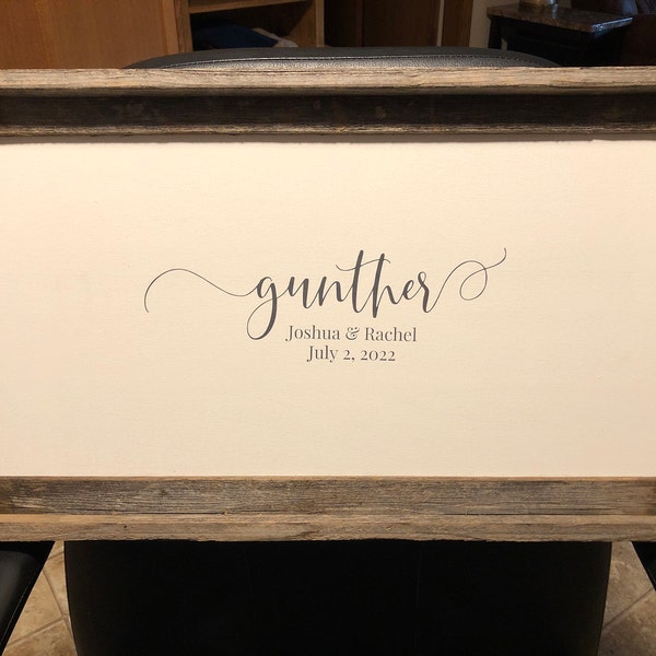 Rustic Wedding Guest Book Alternative Wood Wedding Sign Custom Wedding ...