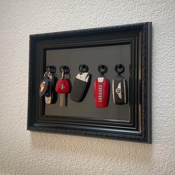 THE DREAM - Framed Luxury Car Keys // Wall Art // Display Decoration - Etsy