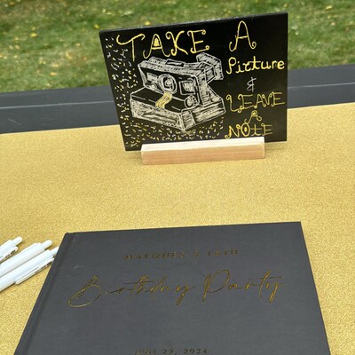 Personalised Guest Book Birthday, Guest Book Australia, Blush and Rose ...