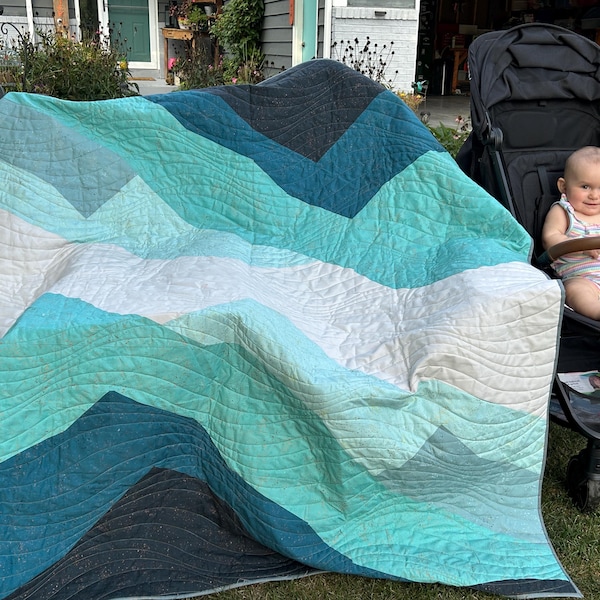 Ridges Quilt Pattern - Etsy