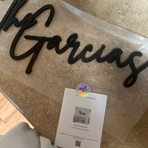 Custom Last Name Sign, Family Name Sign, Personalized Name Sign ...