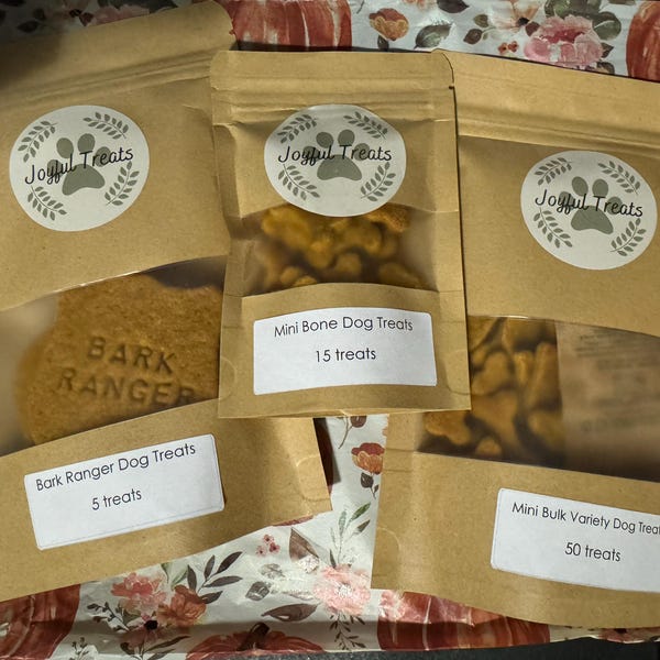 Mini Dog Signature Dog Treats 15 in a Bag Personalized Dog Treats ...