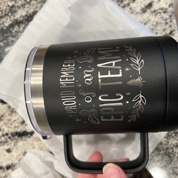 Laser Engraved Personalized Coffee Mugs - Custom Cups With Image, Logo ...