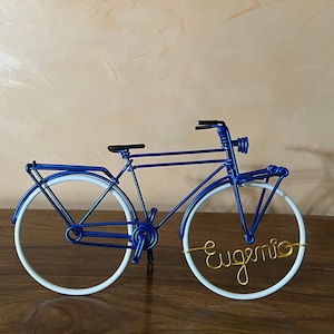 Vélo Hollandais Miniature / Dutch bike in aluminium wire | Etsy France