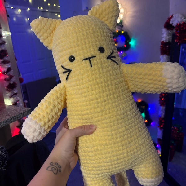 Big Long Cat Crochet Pattern. Create You Own Big Long Cat Amigurumi ...