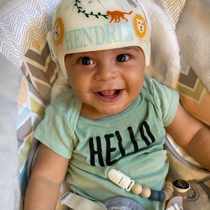 Doc Band Baby Helmet Bear Graduation Shirt Cranial Band Decal - Etsy