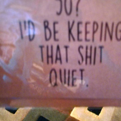 Funny 50th Birthday Card 50 I'd Be Keeping That Shit Quiet - Etsy