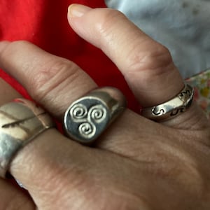 Boat wax seal signet ring | Etsy