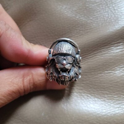 Japanese Koi Fish With Onyx Ring for Men, Signet Gemstone Ring, Onyx ...