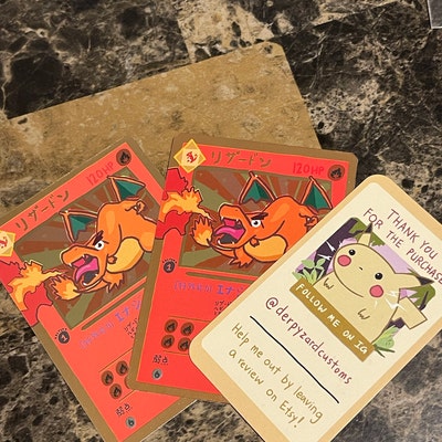 Derpy Charizard custom Card - Etsy