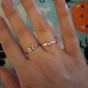 Sterling Silver Stacking Rings Three Ring Band Set, Stackable Ring ...