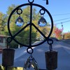 Iron Peace Sign Crystal Wind Chime Sun Catcher - Etsy