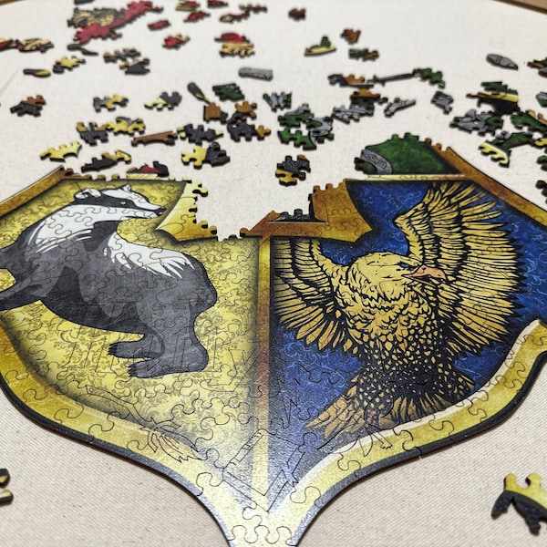 The Starry Night Art Maze Puzzle, Jigsaw Wooden Puzzle, Famous Painting ...