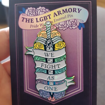 We Fight as One Enamel Pin - Etsy