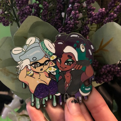 Splatoon Enamel Pin Set - Etsy