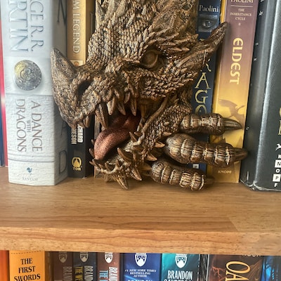 Dragon Book Nook, Tabletop Fantasy Role-playing Props, Unique ...