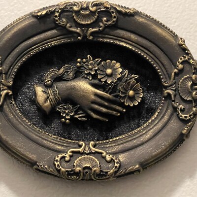 Human Skull Baroque Custom Frame Wall Decor Goth Frame - Etsy