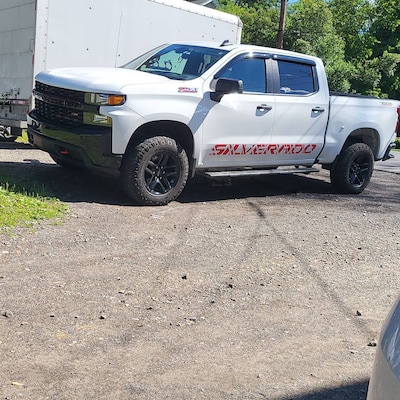 Chevy Chevrolet Silverado Vinyl Side Decal Sticker Graphics Kit X2 ANY ...