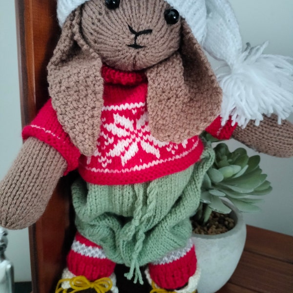 BO Rabbit / Bunny Toy Knitting Pattern / Lapland Visitors Part 1 / Plus ...