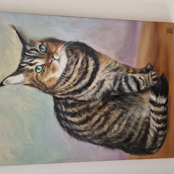 Original Oil Painting Deer Stag Unique Animal Art Painting Reindeer ...