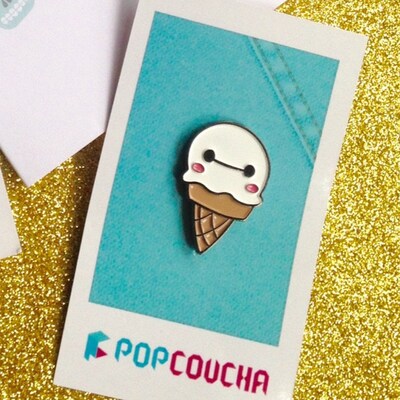 ENAMEL LAPEL PIN : Ice Cream - Etsy