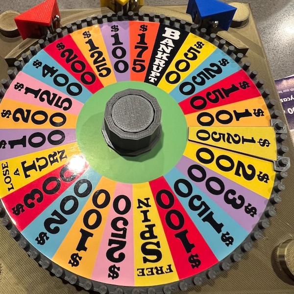 80s 90s Era Wheel of Fortune Board Game Wheel Spinner - Www.facebook ...