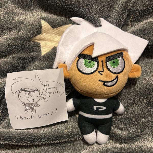 Danny Phantom Keychain Plush - Etsy