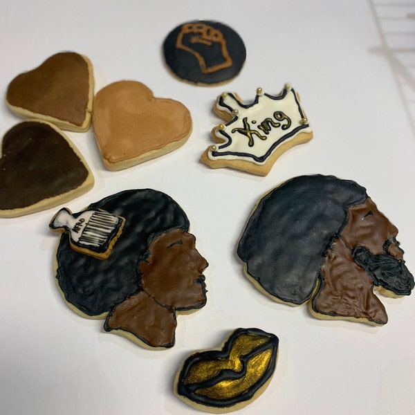 Afro Cookie Cutter | Afro Woman Cookie Cutter | Afro Man Cookie Cutter ...