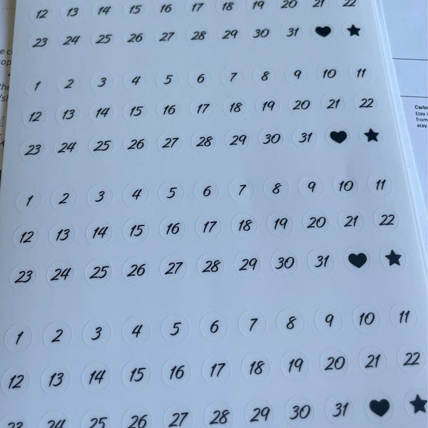 December Monthly Bullet Journal Sticker Kit Christmas Themed Stickers ...